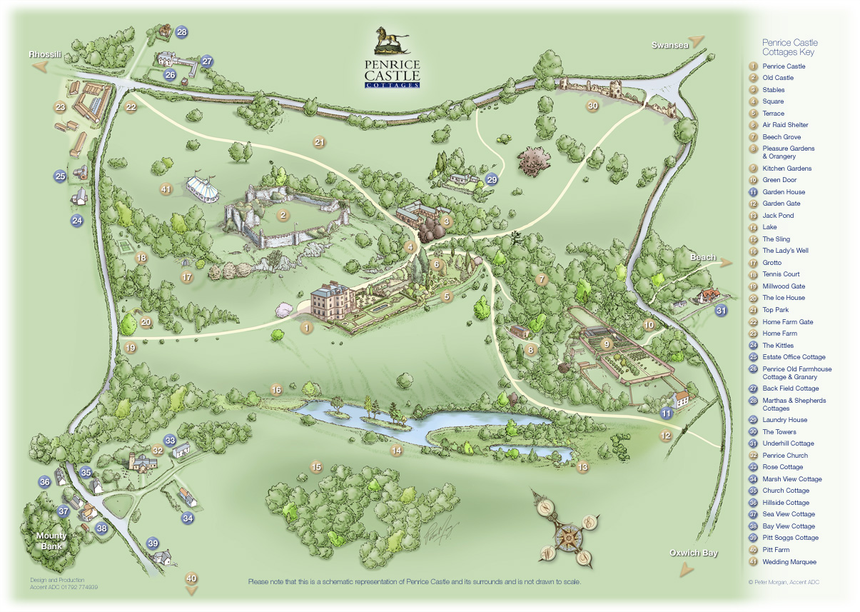 Map-of-Penrice-Castle – Emma Cownie